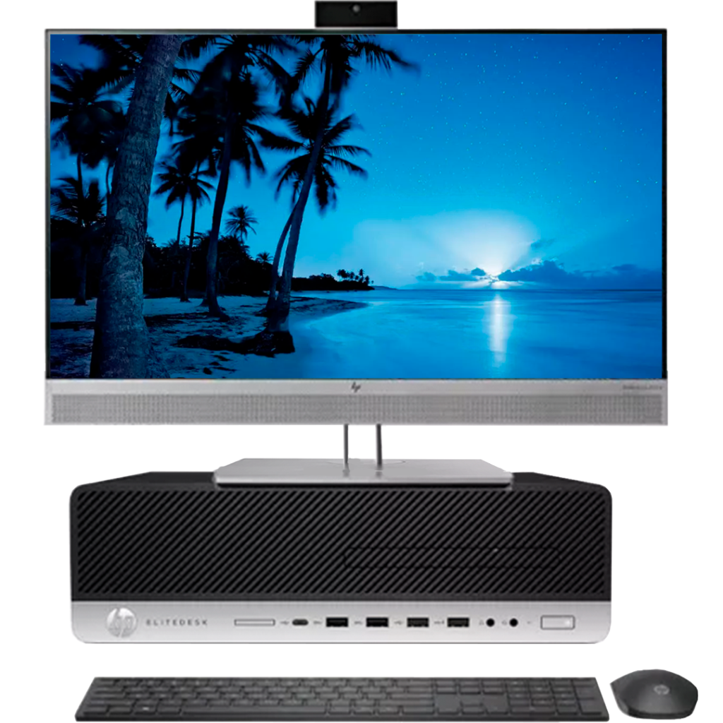 Pc HP Elitdesk 800G4 + Monitor E243M 23,8″ – Tienda COINSA